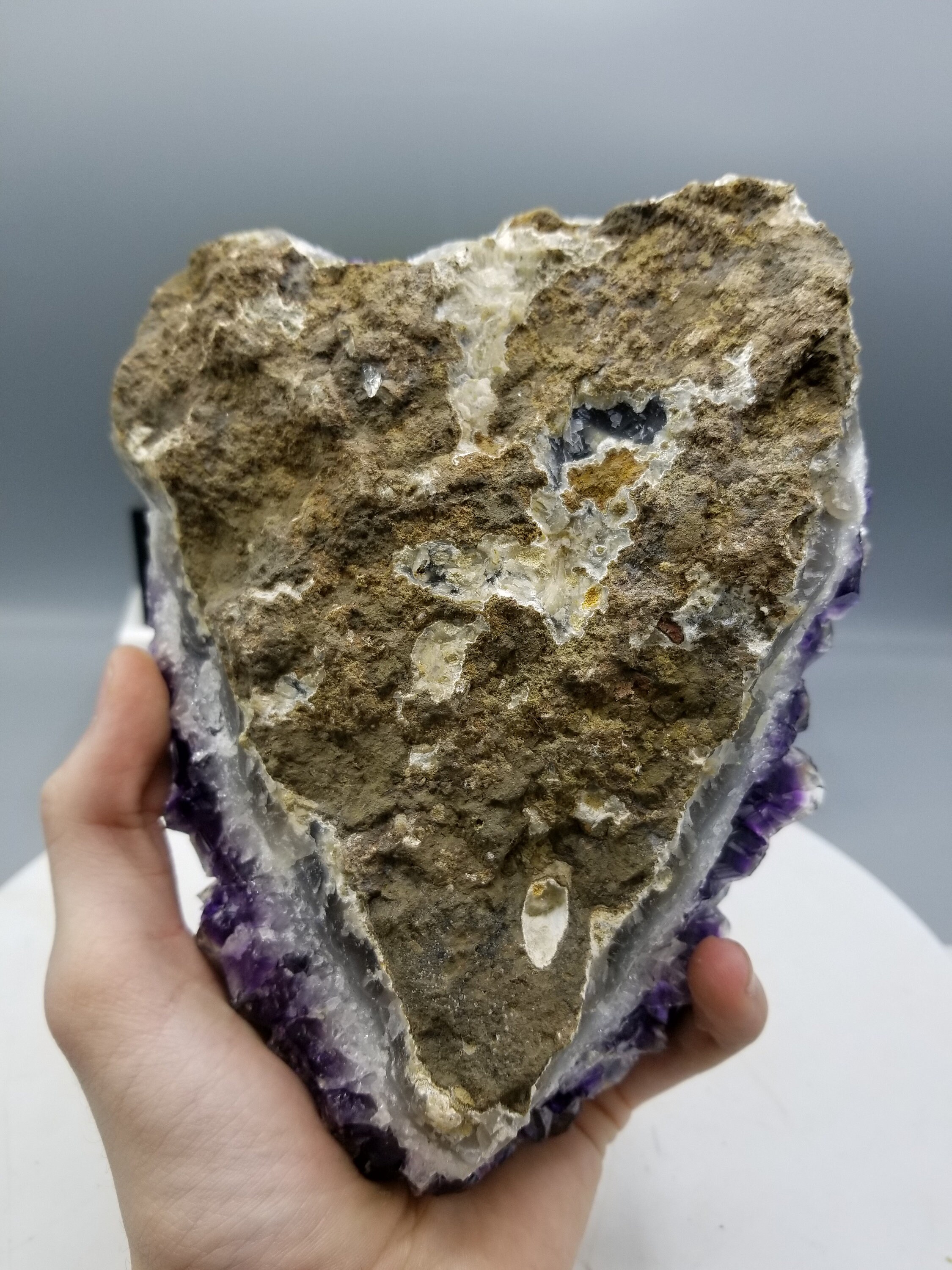 XL 6.5", Extra AA Quality Amethyst Cluster Formation W/ Epic Features ...