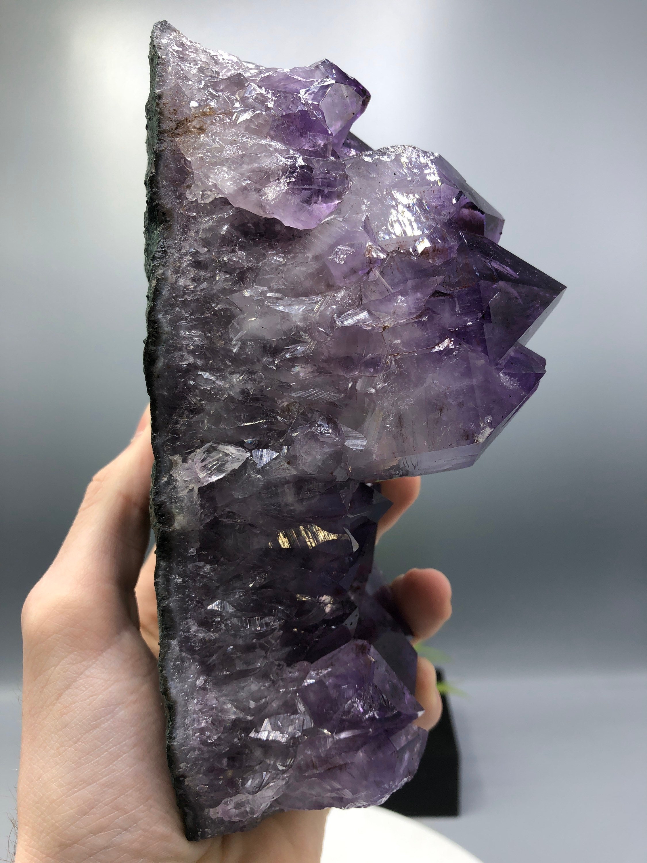 Unreal 7", Super Extra AA Quality Big Point Amethyst Formation, Las ...