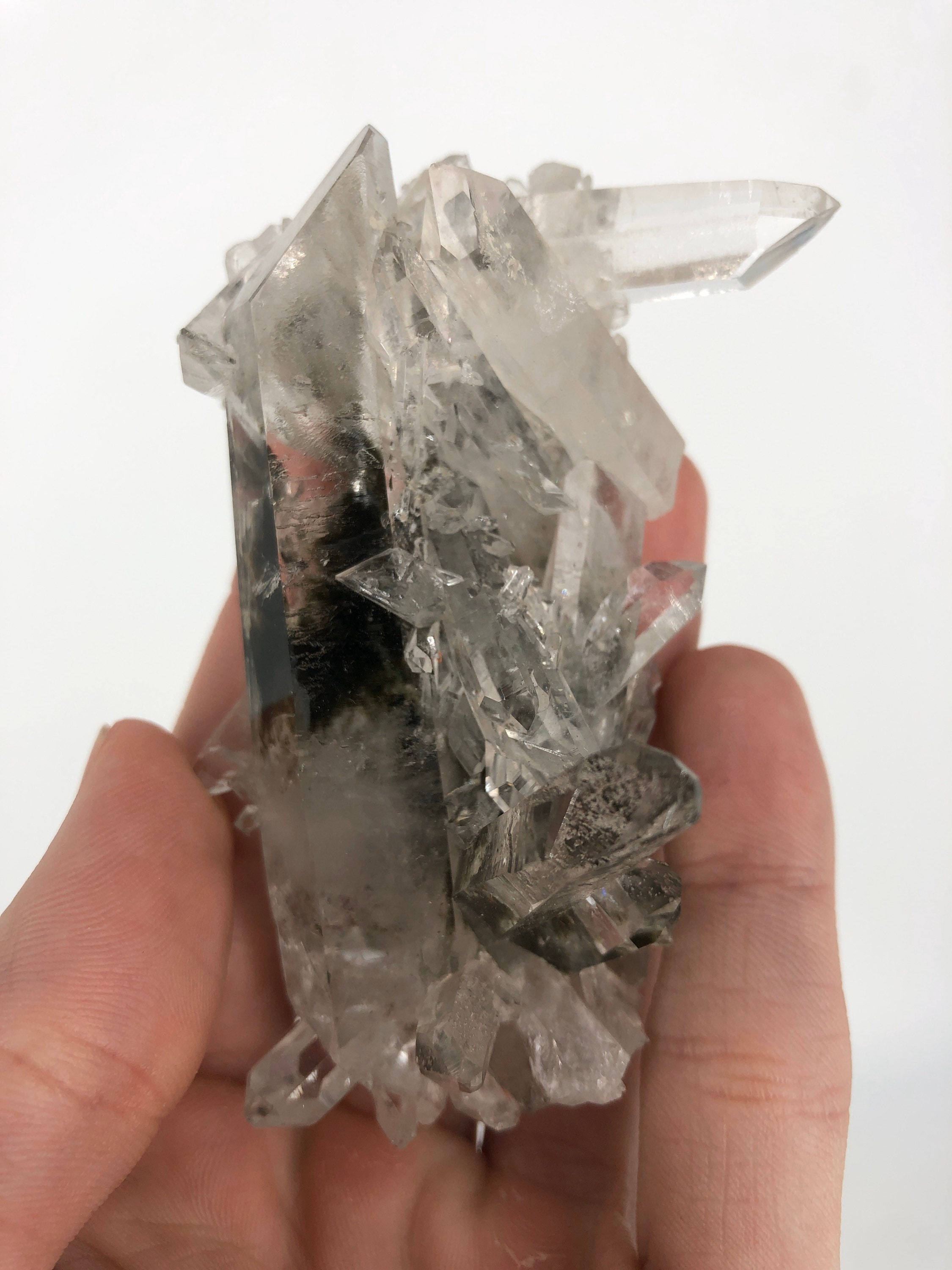 Highly Complex 3.5 Quartz Cluster w/ Chlorite. Perfect | Etsy