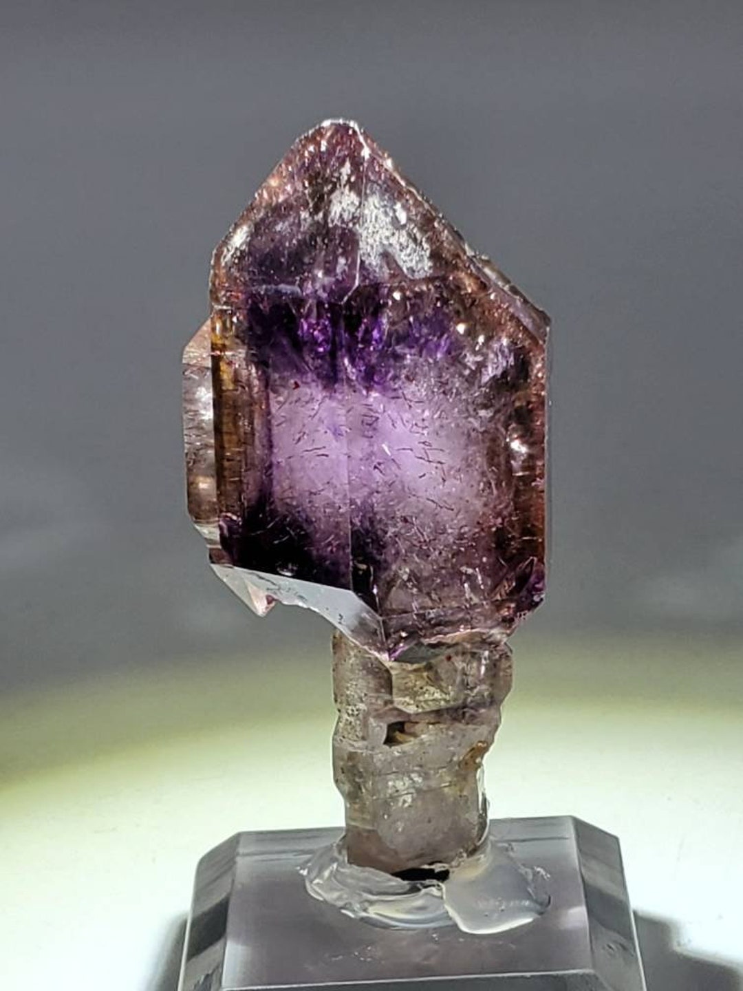 Exceptional 3" Amethyst Scepter From Recent Discovery in Zambia. Top ...