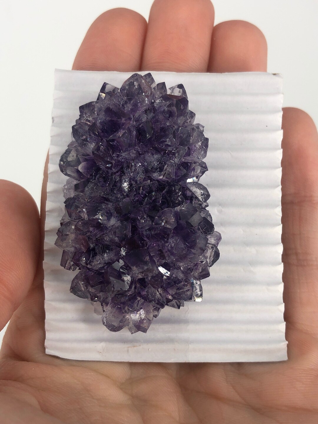 Gorgeous 2 AA Quality Black Amethyst Rosette Formation W/ Super ...
