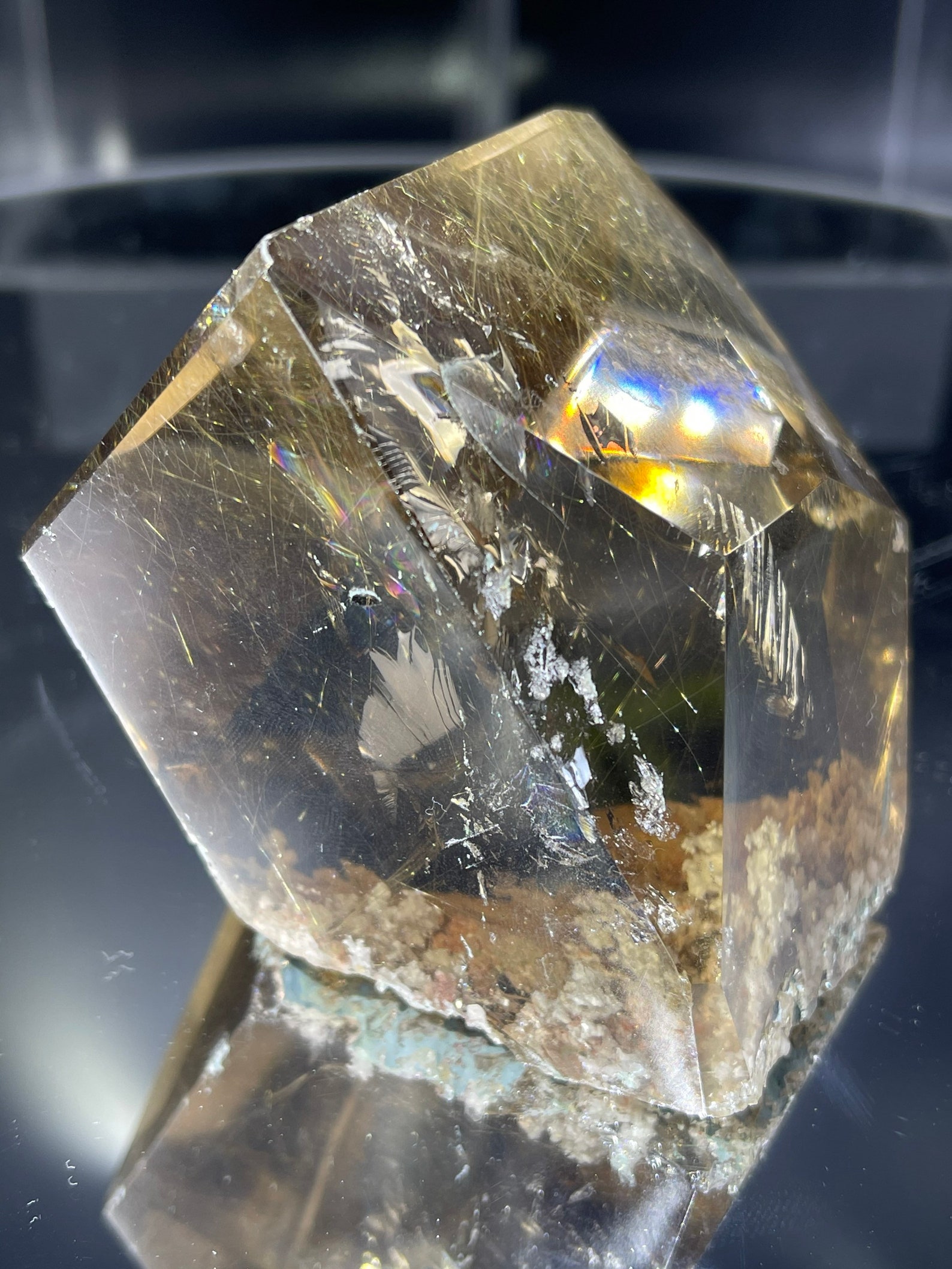 Rare, World Class 3.5" Quartz Infused W/ Vibrant Rutile & Spectacular ...