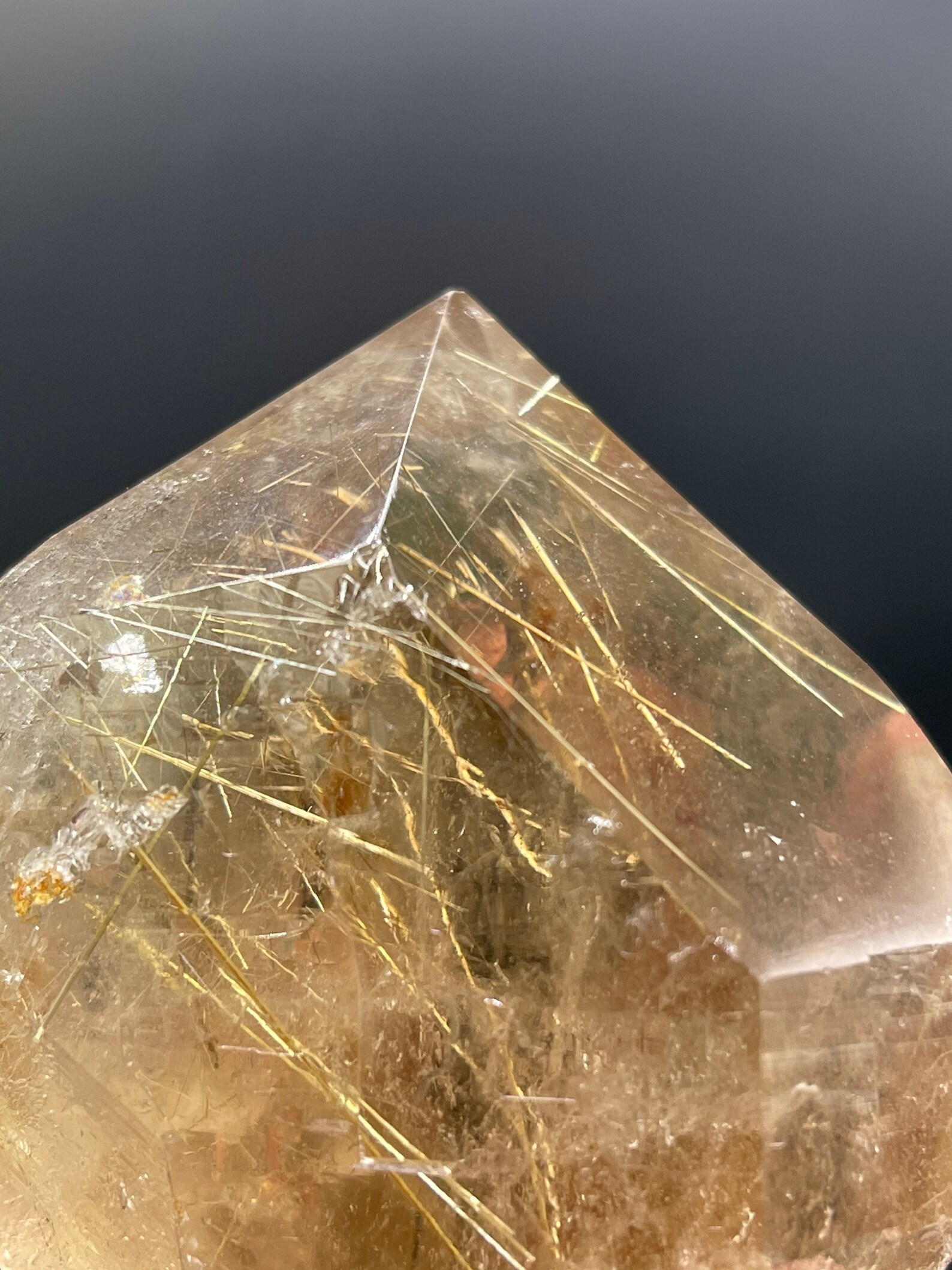Rare, World Class 3" Quartz Infused W/ Vibrant Rutile & Spectacular ...