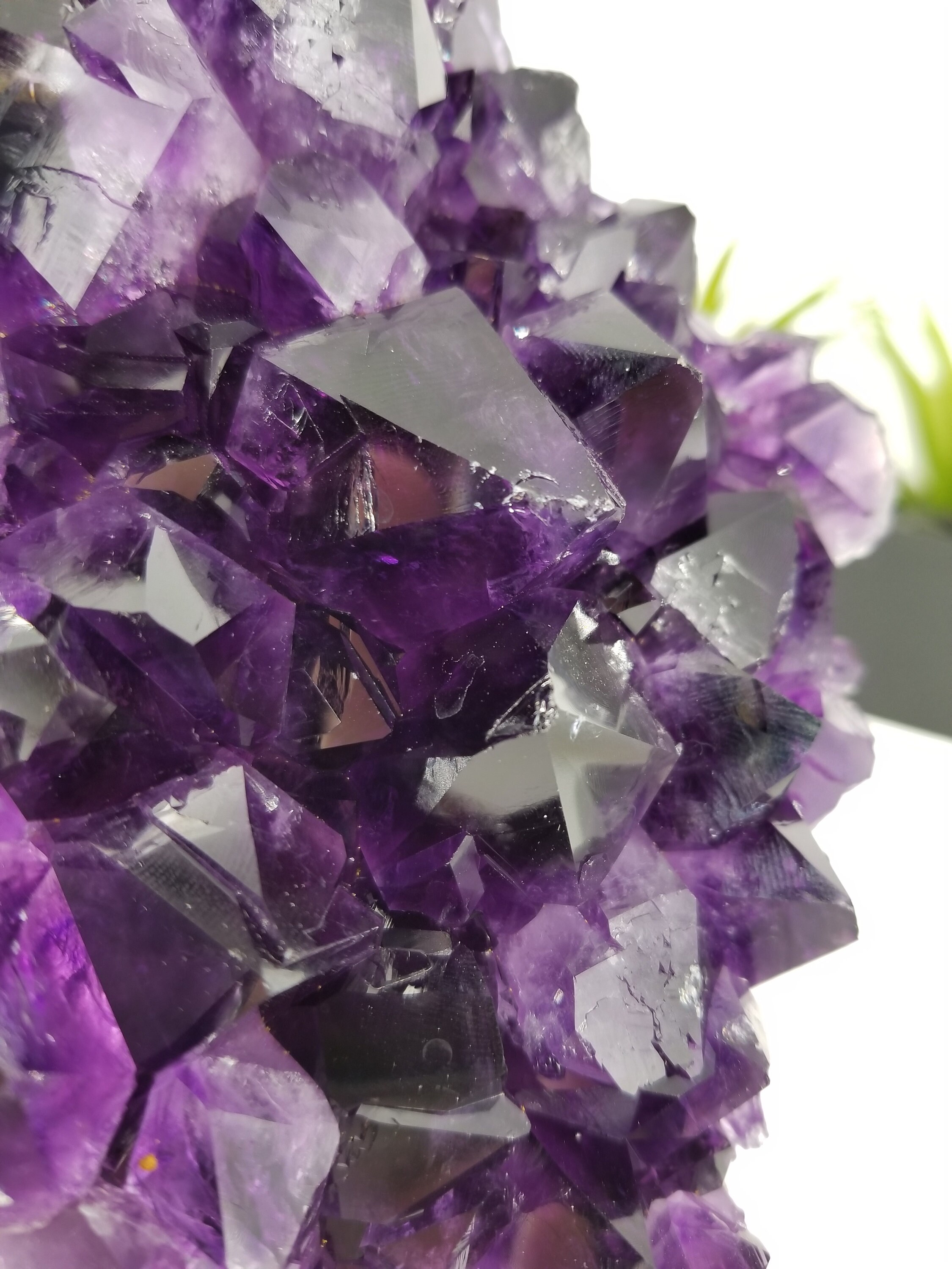 7.5 Tall Super Extra AA Quality Amethyst w/ Wood Base | Etsy