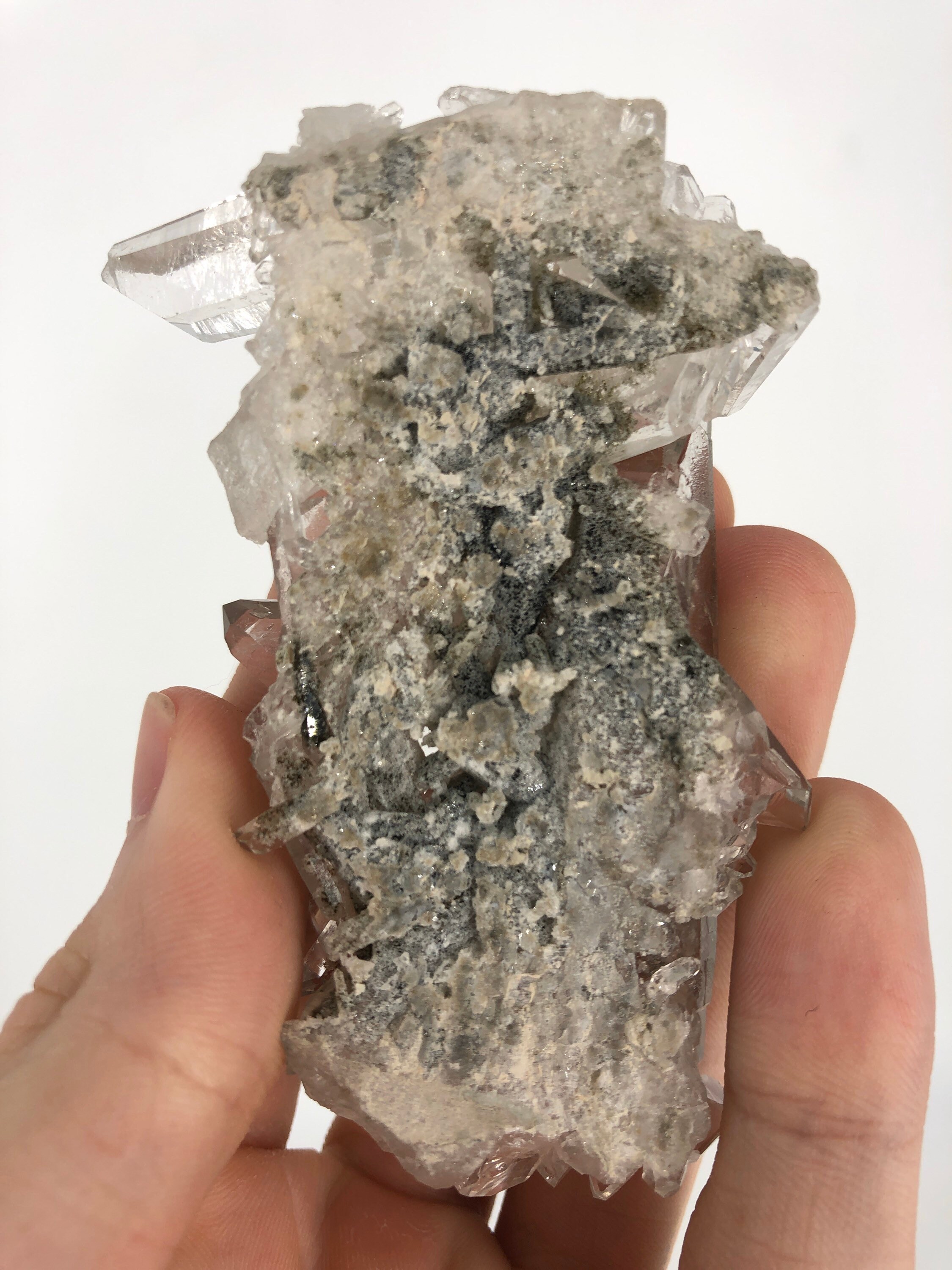 Highly Complex 3.5 Quartz Cluster w/ Chlorite. Perfect | Etsy