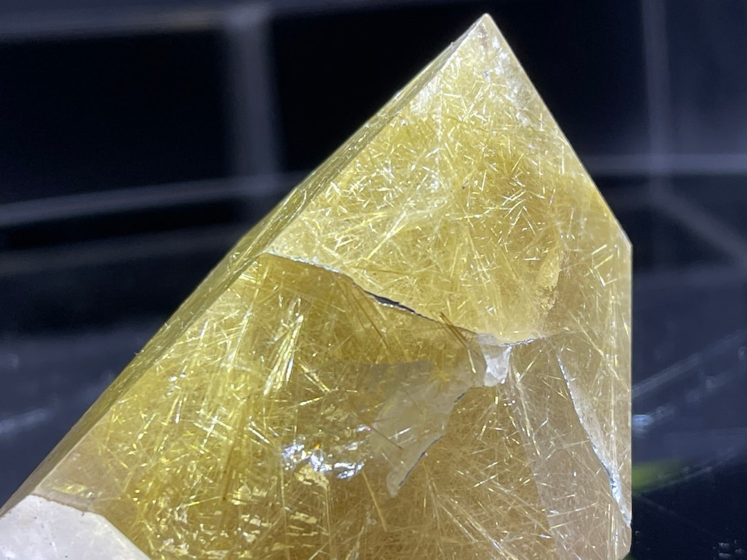 Rare, World Class 2.5" Quartz Infused W/ Vibrant Rutile & Spectacular ...