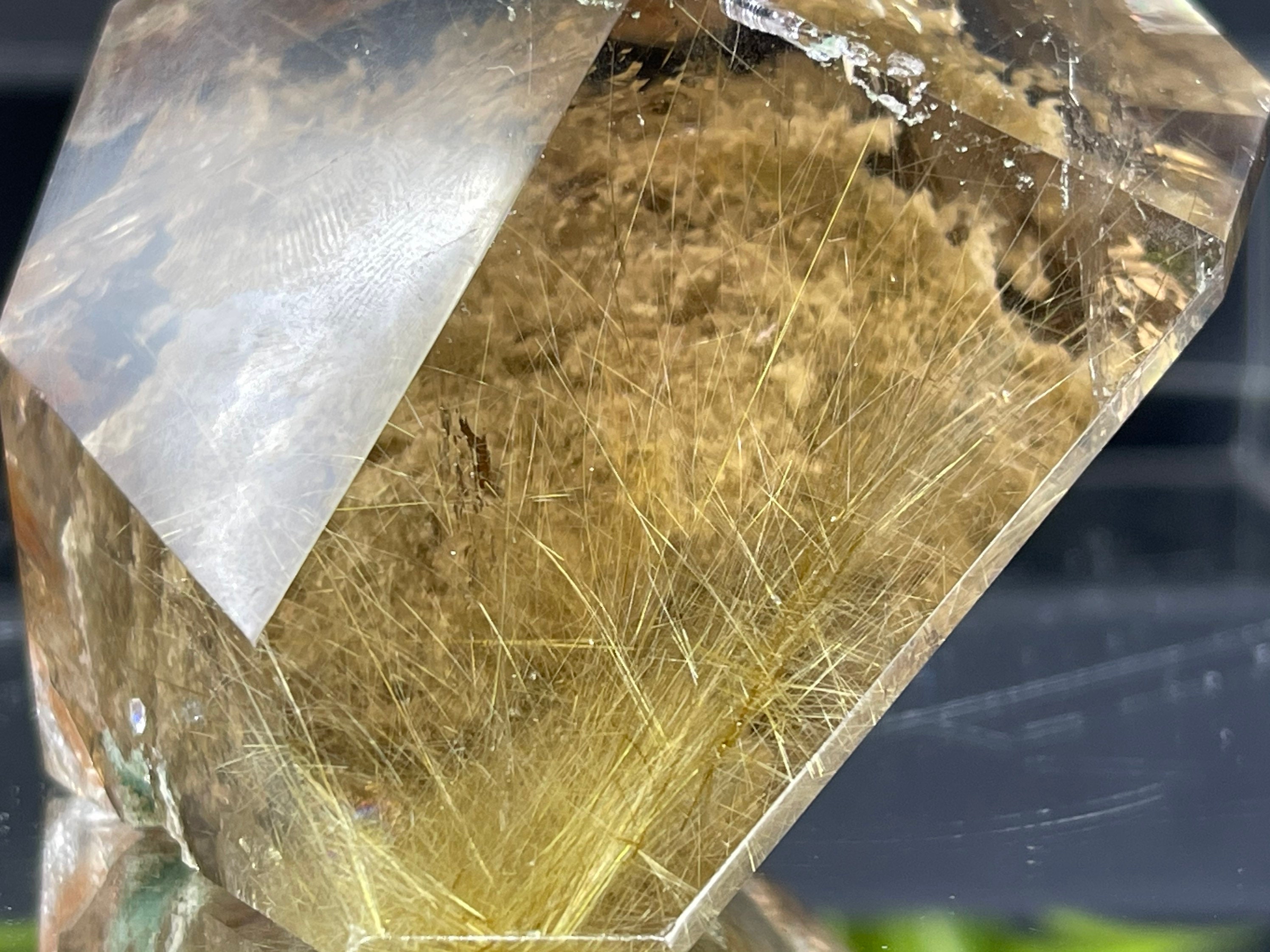 Rare, World Class 3.5" Quartz Infused W/ Vibrant Rutile & Spectacular ...