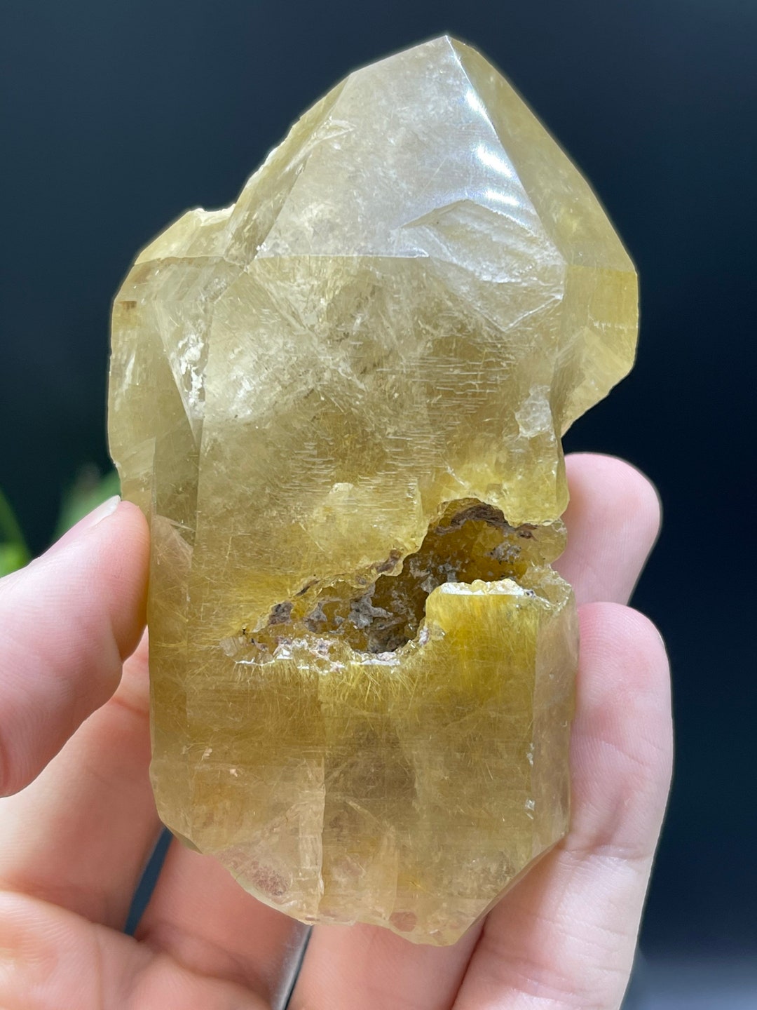 Rare, World Class 3.5" Quartz Infused W/ Vibrant Rutile & Spectacular ...