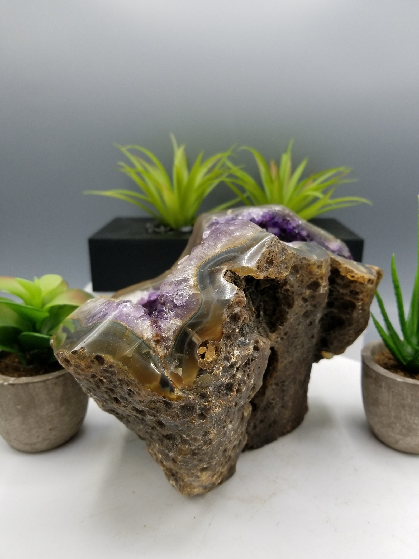 7.5 Extra AA Quality Amethyst Geode Bowl From Las Torres | Etsy