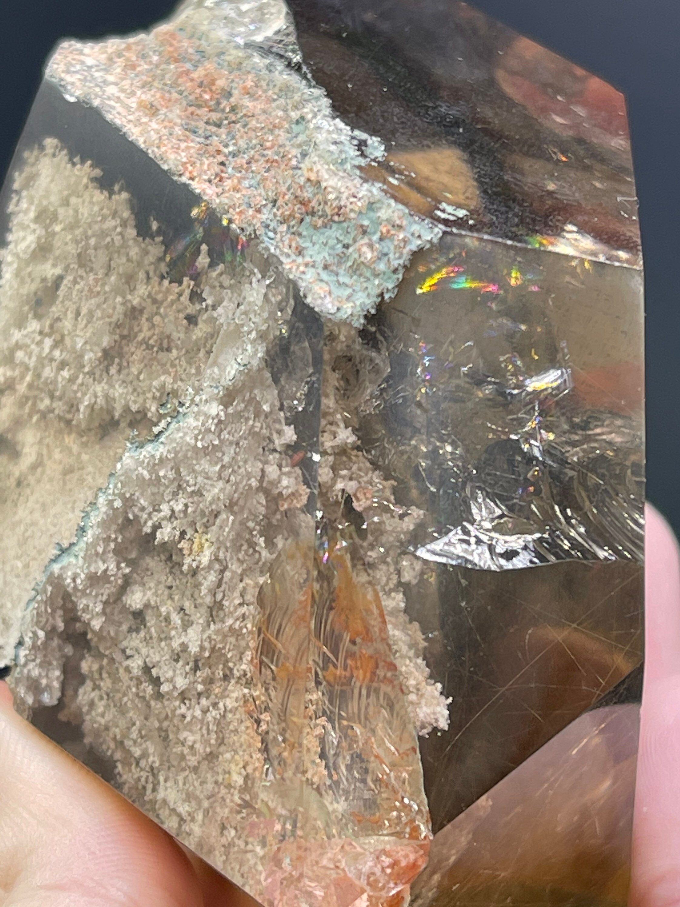 Rare, World Class 3.5" Quartz Infused W/ Vibrant Rutile & Spectacular ...