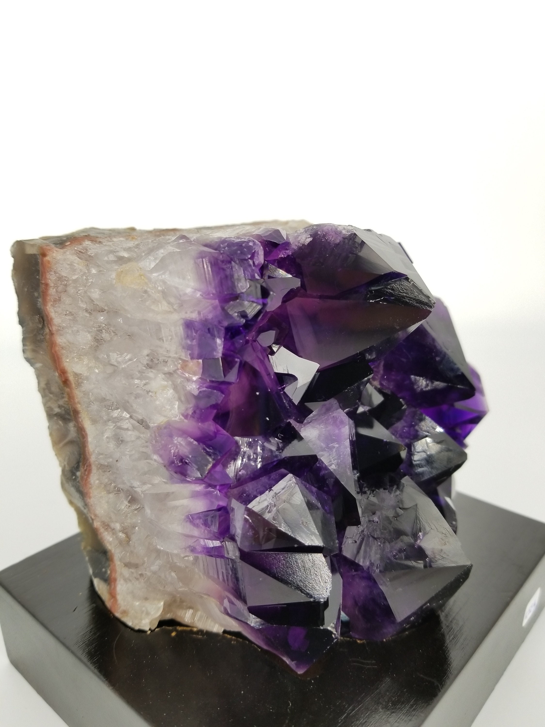 5 Tall Super Extra AA Quality Amethyst w/ Wood Base | Etsy