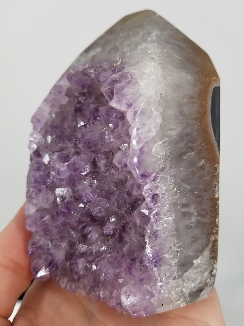Huge 4.5" AA Quality Uruguayan Amethyst Tower W/ Epic Features ...