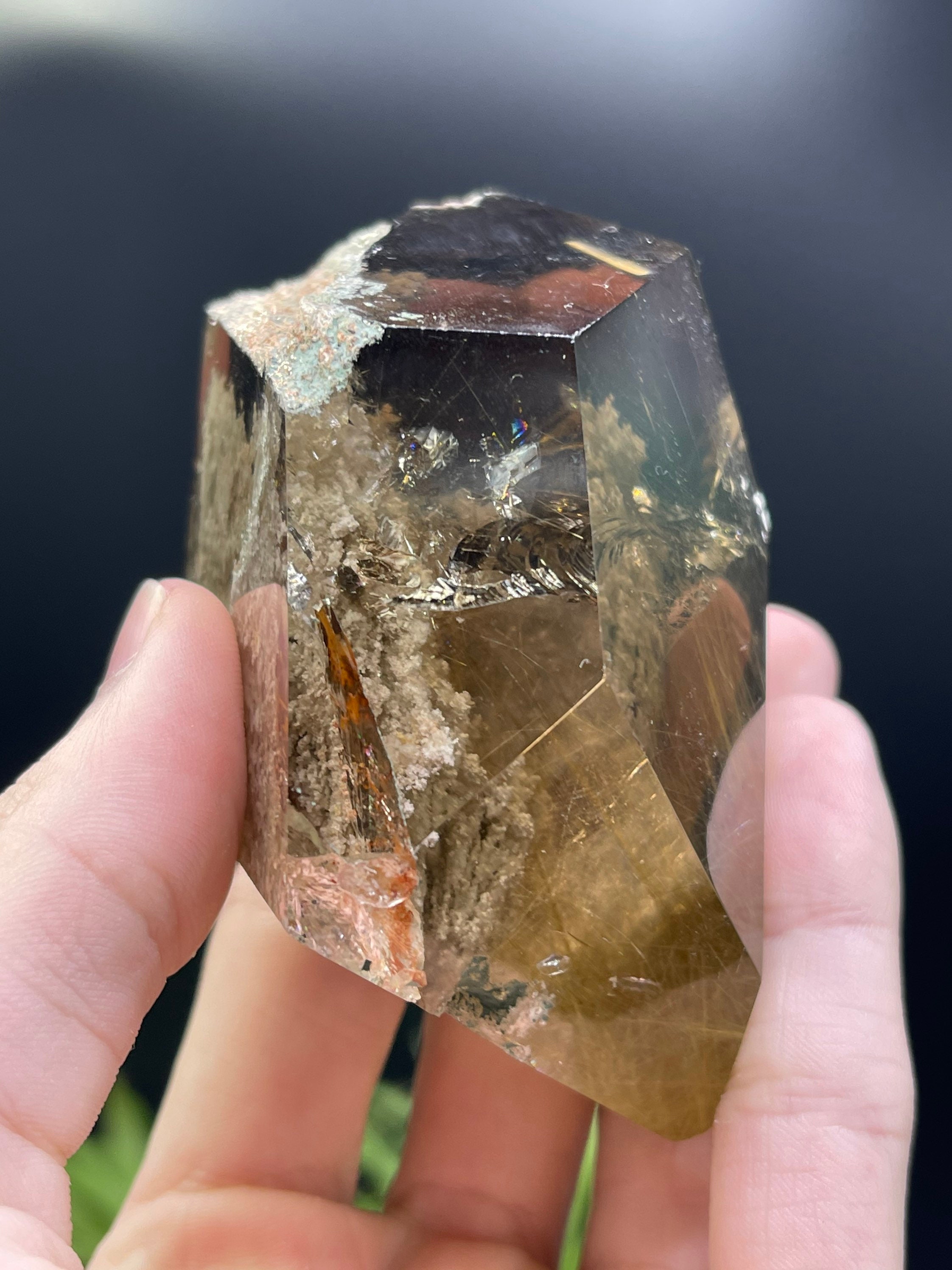 Rare, World Class 3.5" Quartz Infused W/ Vibrant Rutile & Spectacular ...