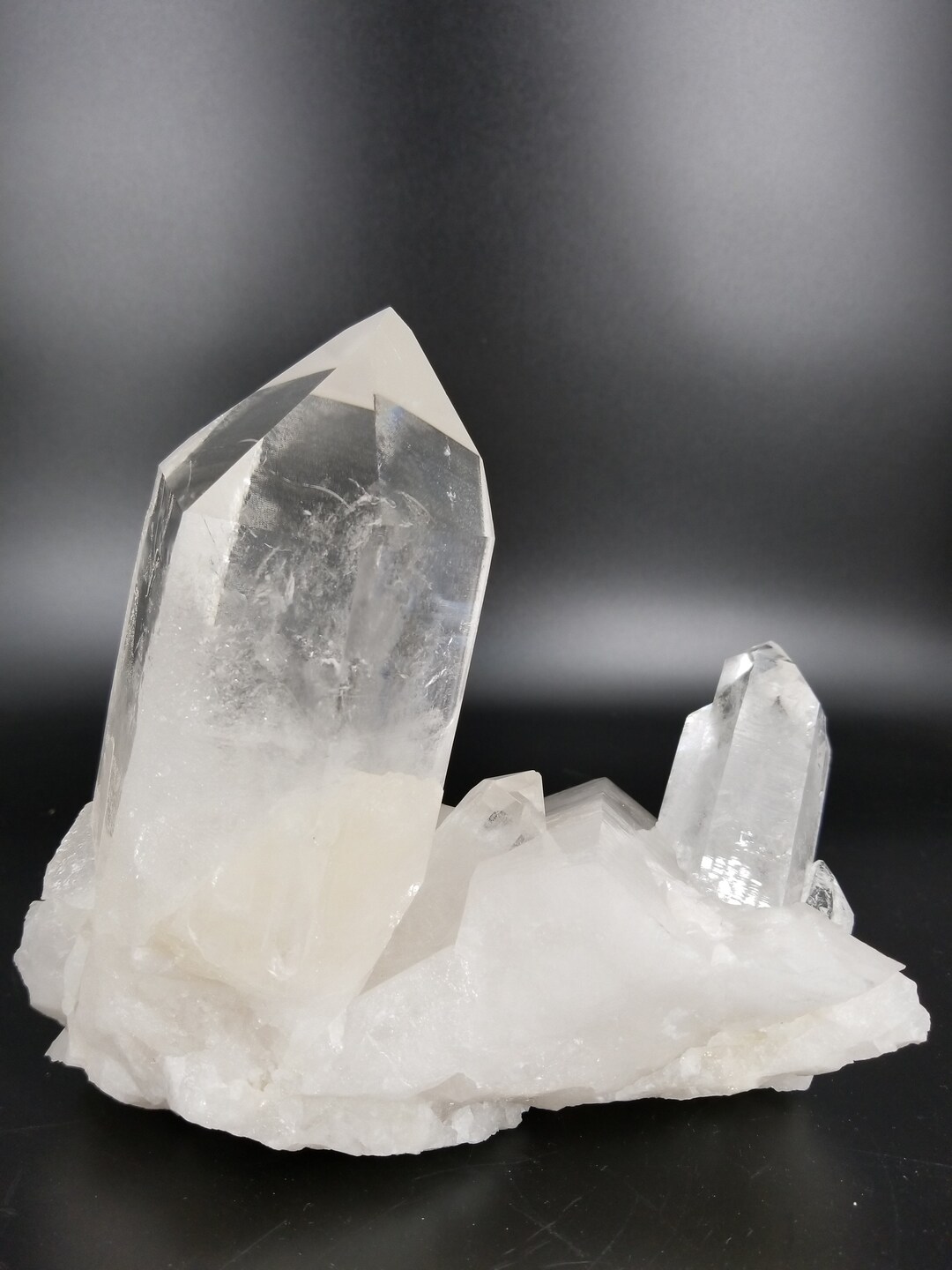 Big Highly Complex Quartz Cluster W/ From Corinto. Perfect Starburst ...