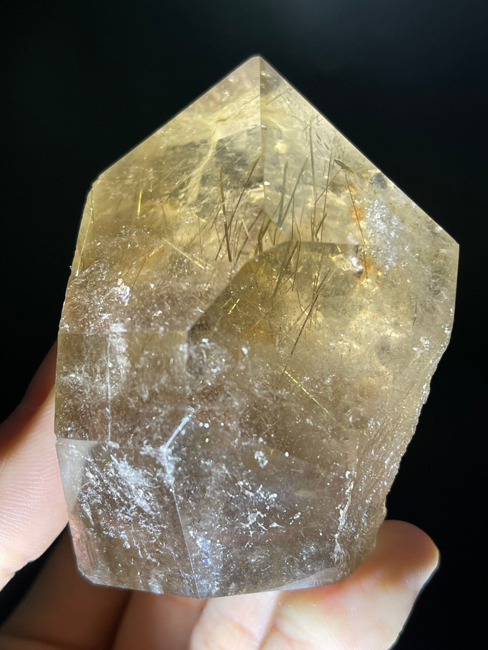 Rare, World Class 3" Quartz Infused W/ Vibrant Rutile & Spectacular ...