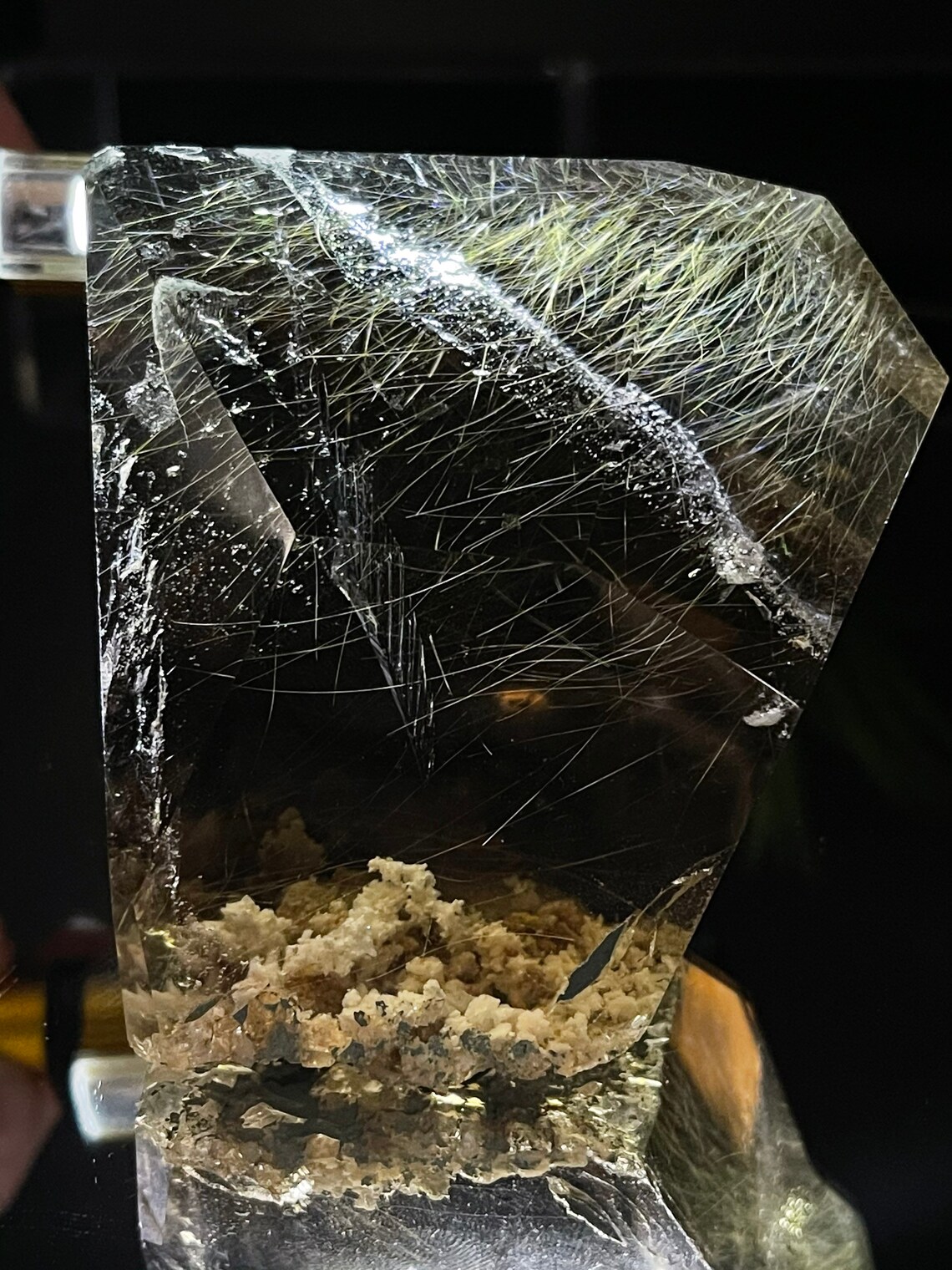 Rare, World Class 3.5" Quartz Infused W/ Vibrant Rutile & Spectacular ...