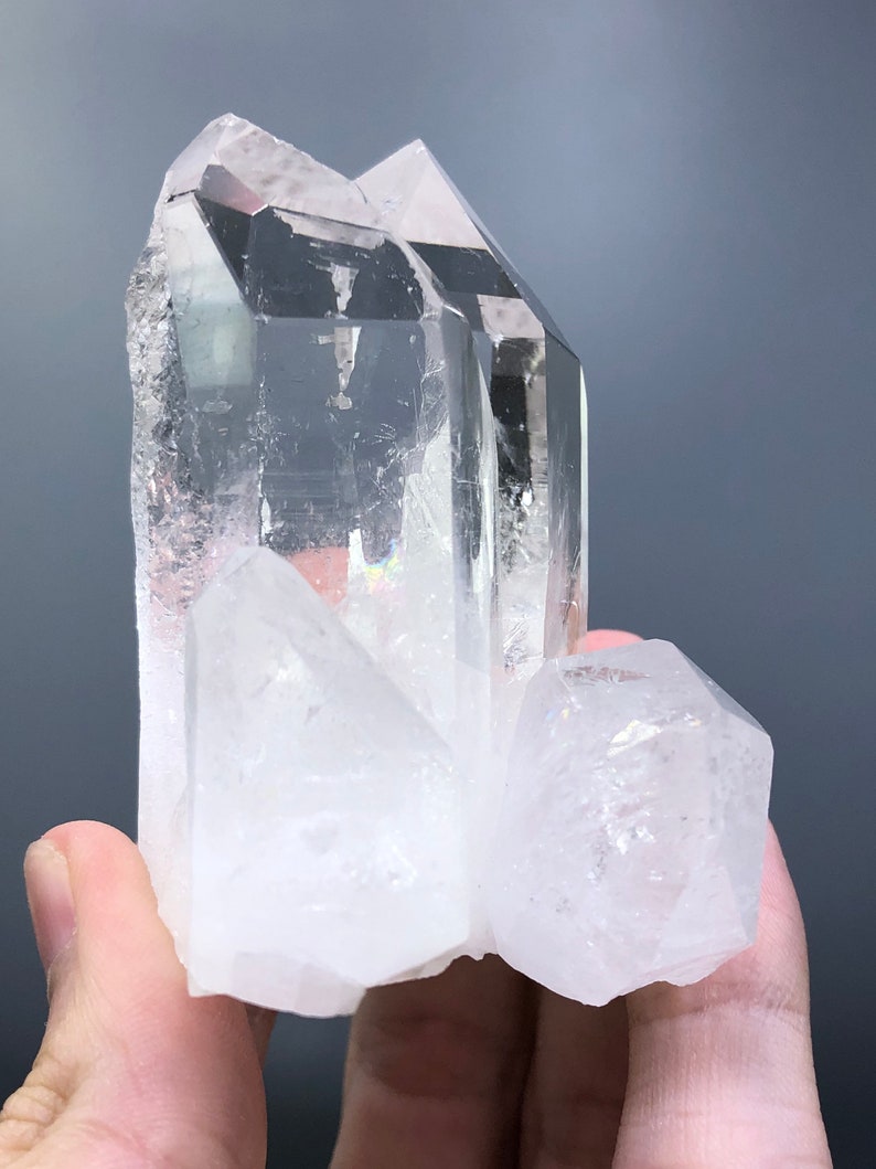 Highly Complex Quartz Cluster W/ From Corinto. Perfect Starburst ...