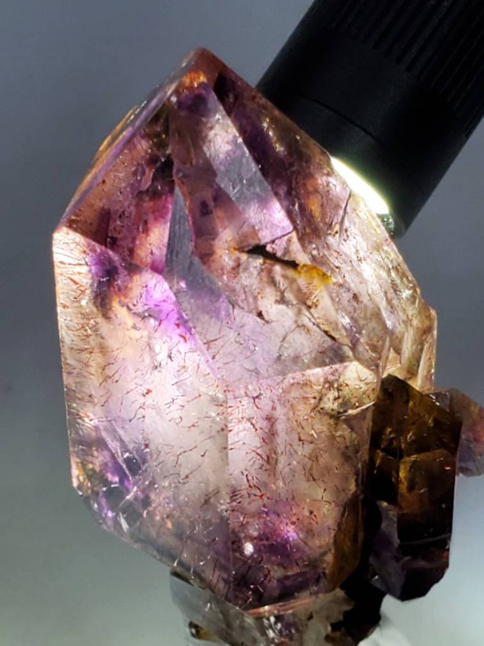 Exceptional 3" Amethyst Scepter From Recent Discovery in Zambia. Top ...
