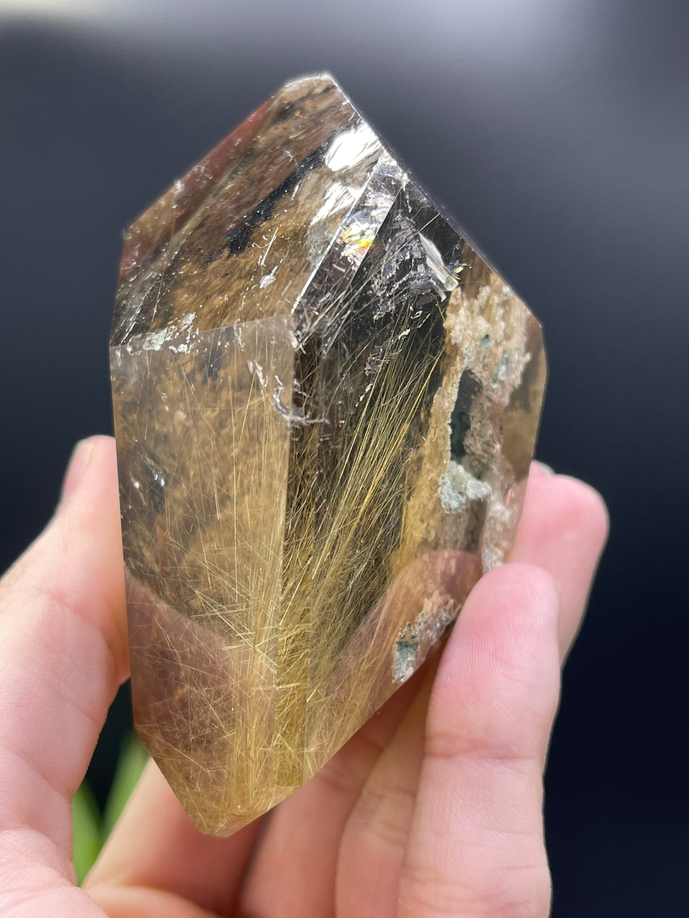 Rare, World Class 3.5" Quartz Infused W/ Vibrant Rutile & Spectacular ...