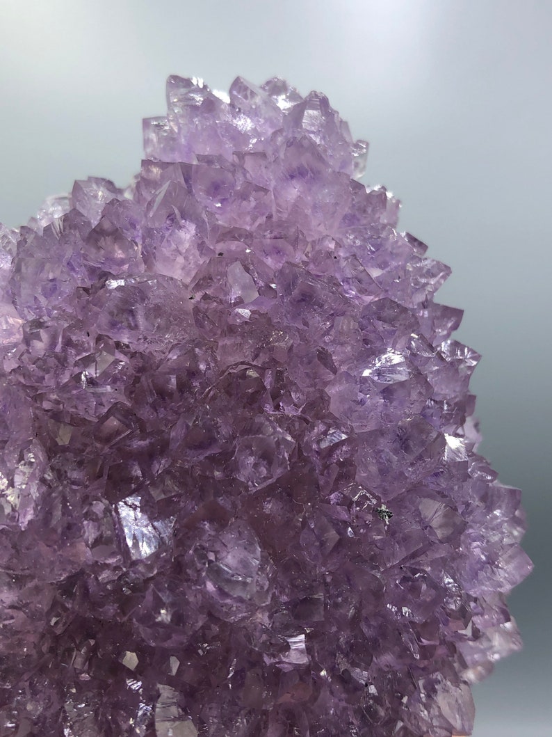 Gorgeous 4.5” Super AA Quality Amethyst Rosette Flower Formation W ...