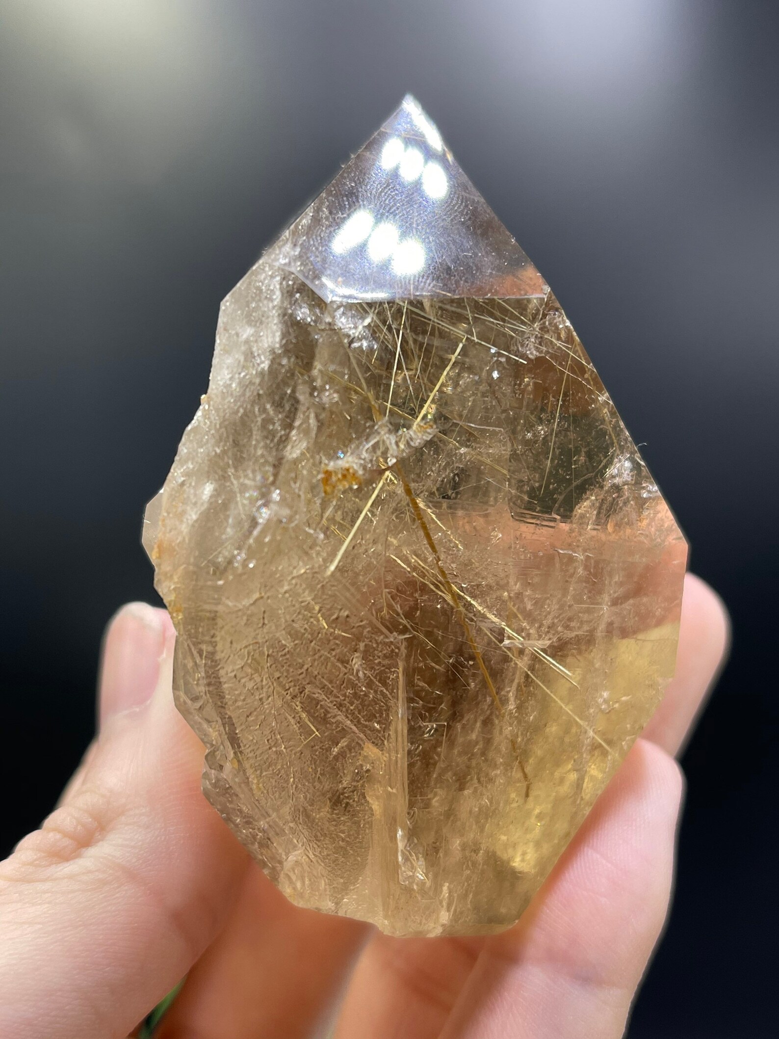 Rare, World Class 3" Quartz Infused W/ Vibrant Rutile & Spectacular ...