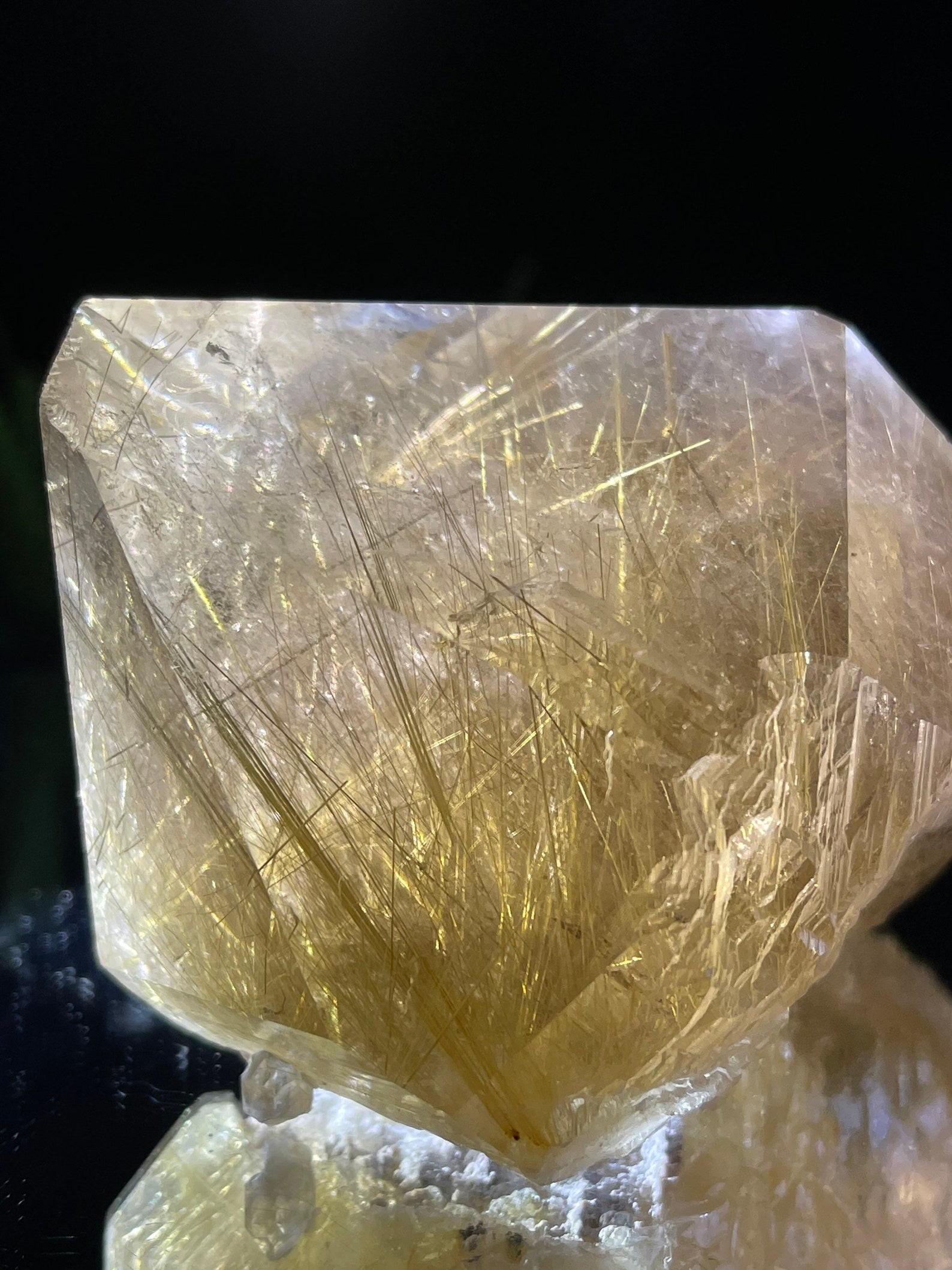 Rare, World Class 5.5" Quartz Infused W/ Vibrant Rutile & Spectacular ...