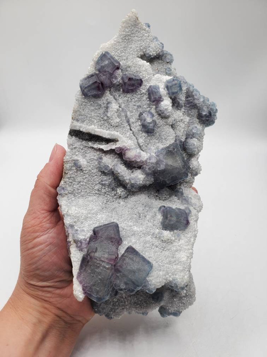 Gorgeous QR Code Fluorite From Fujian, China. Epic 8.5 Flouorite Over ...