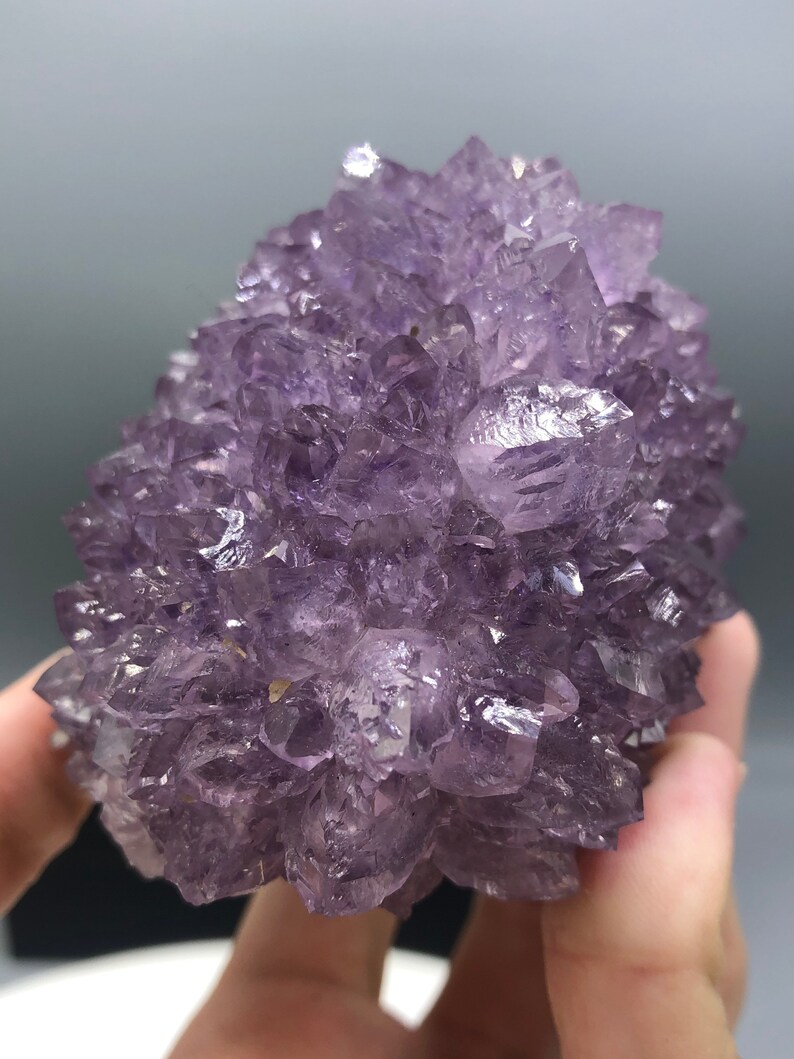 Gorgeous 4.5 Super AA Quality Amethyst Rosette Flower | Etsy