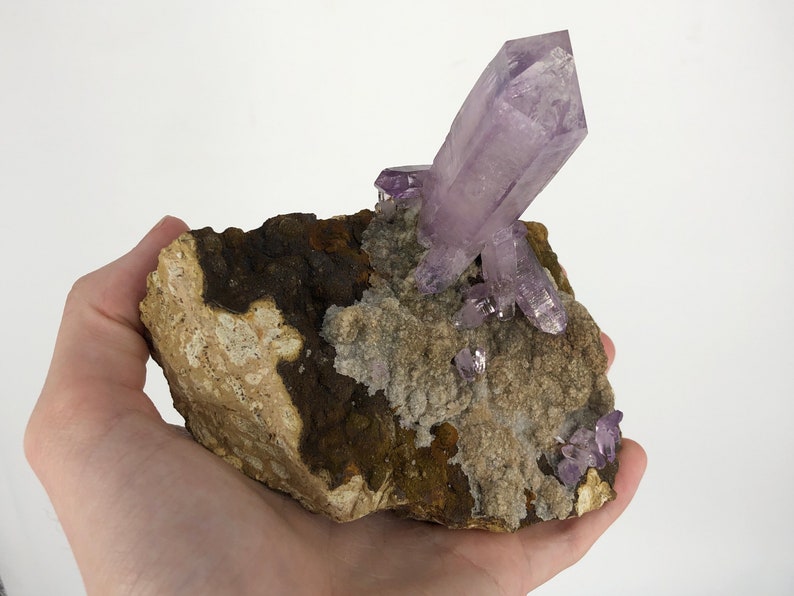 Extraordinary 5.5 New Find Amethyst Flower w/ Unreal | Etsy