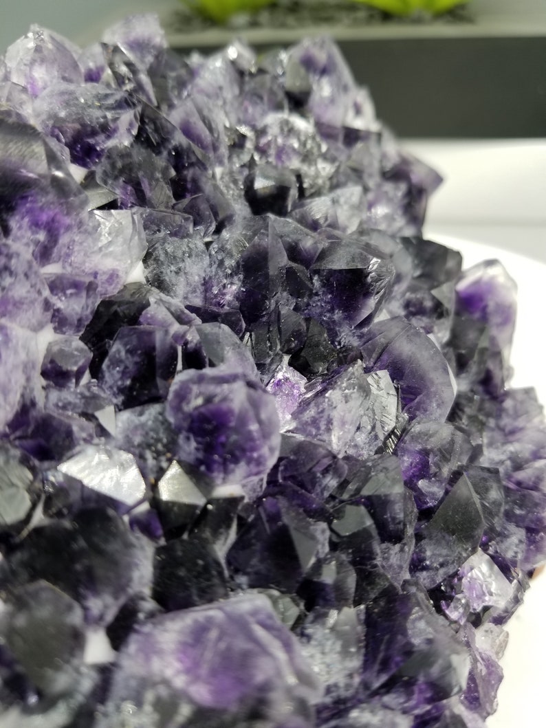 XL 7 Extra AA Quality Amethyst Cluster Formation w/ | Etsy