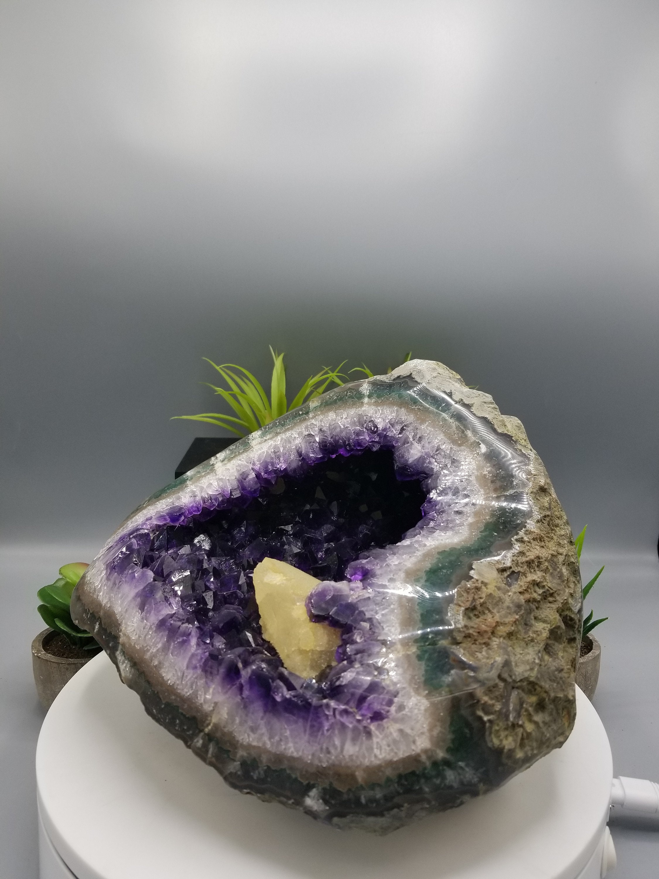 22lb Super Extra AA Quality Amethyst Geode Formation w/ | Etsy