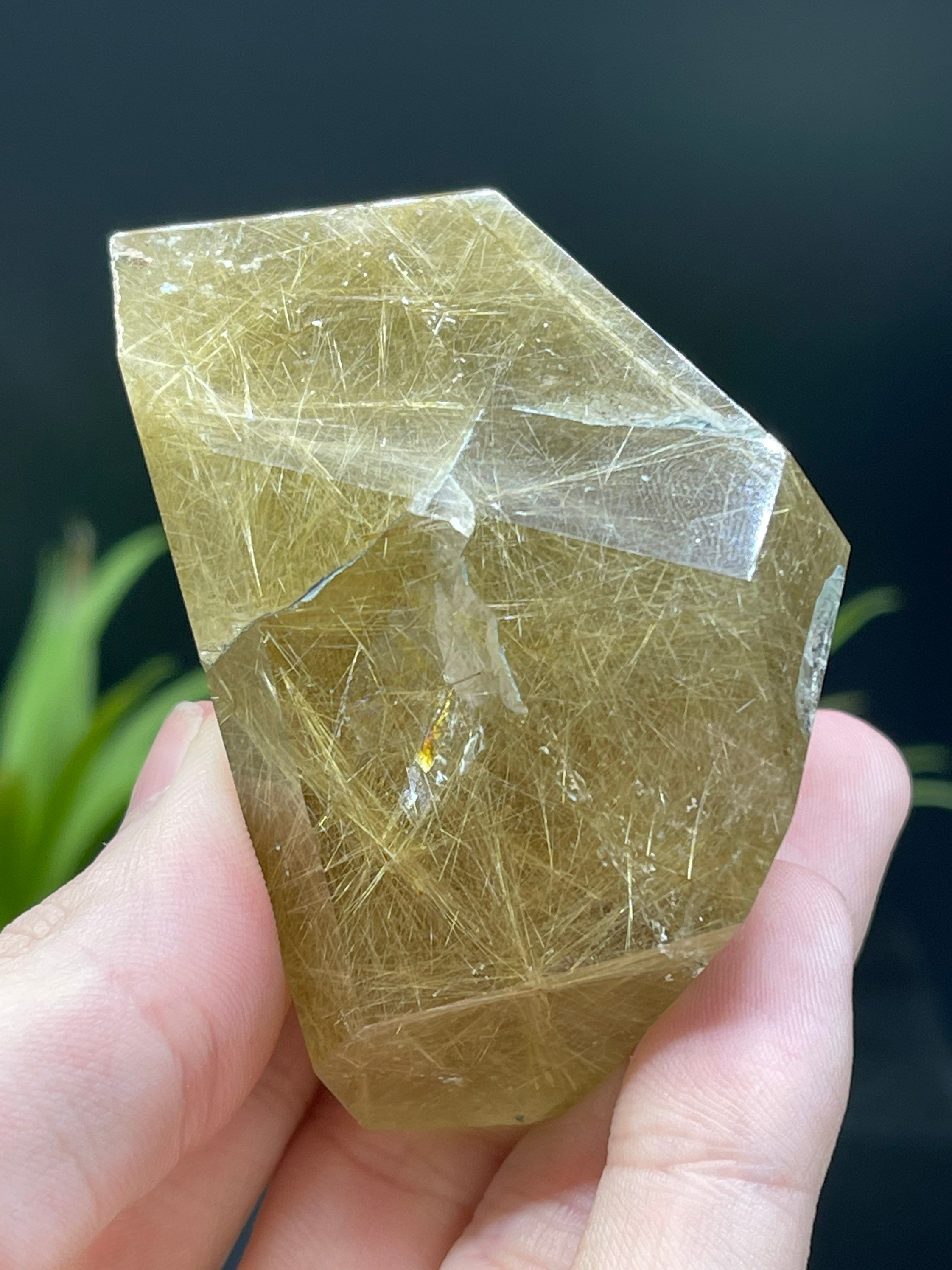 Rare, World Class 2.5" Quartz Infused W/ Vibrant Rutile & Spectacular ...