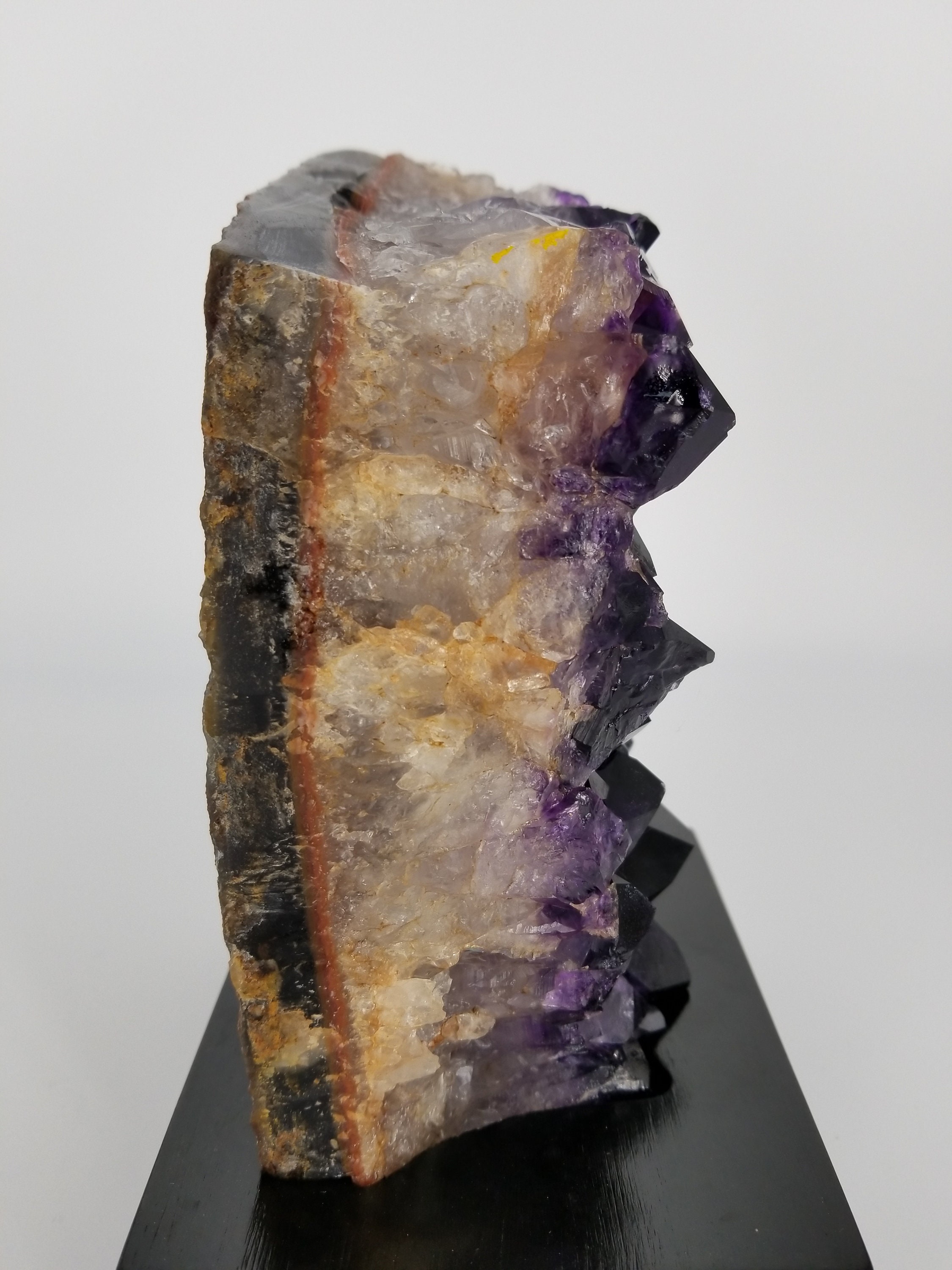 8 Tall Super Extra AA Quality Amethyst w/ Wood Base | Etsy