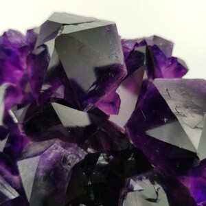 5" Tall, Super Extra AA Quality Amethyst W/ Wood Base, Las Torres Mine ...