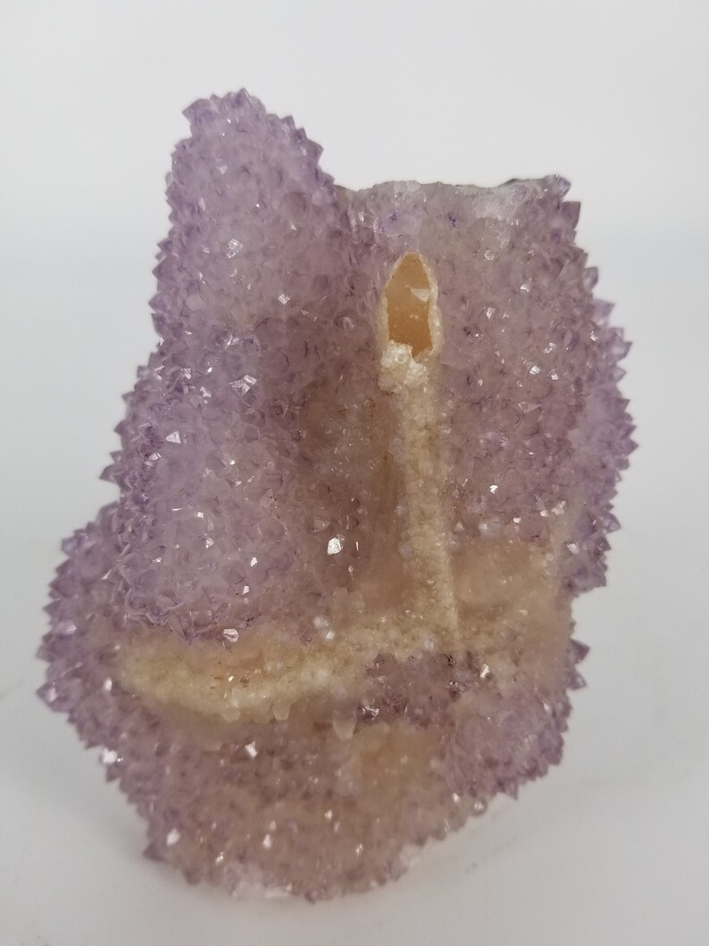 Stunning 5" AA Quality Lavender Amethyst Over Calcite Formation, Las ...