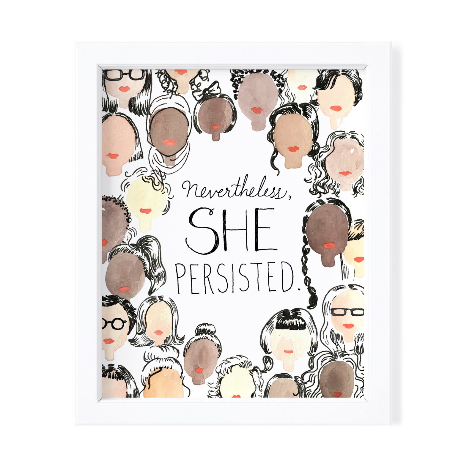 Nevertheless, She Persisted: Art Print - Etsy Canada