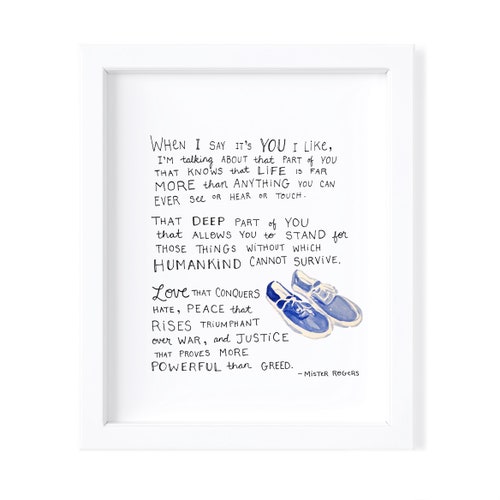 Mister Rogers Portrait: Art Print - Etsy