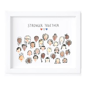 Together We Change the World: Art Print - Etsy
