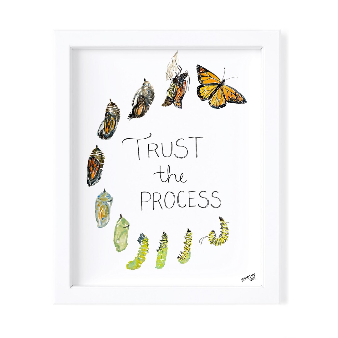 Trust the Process : Art Print - Etsy