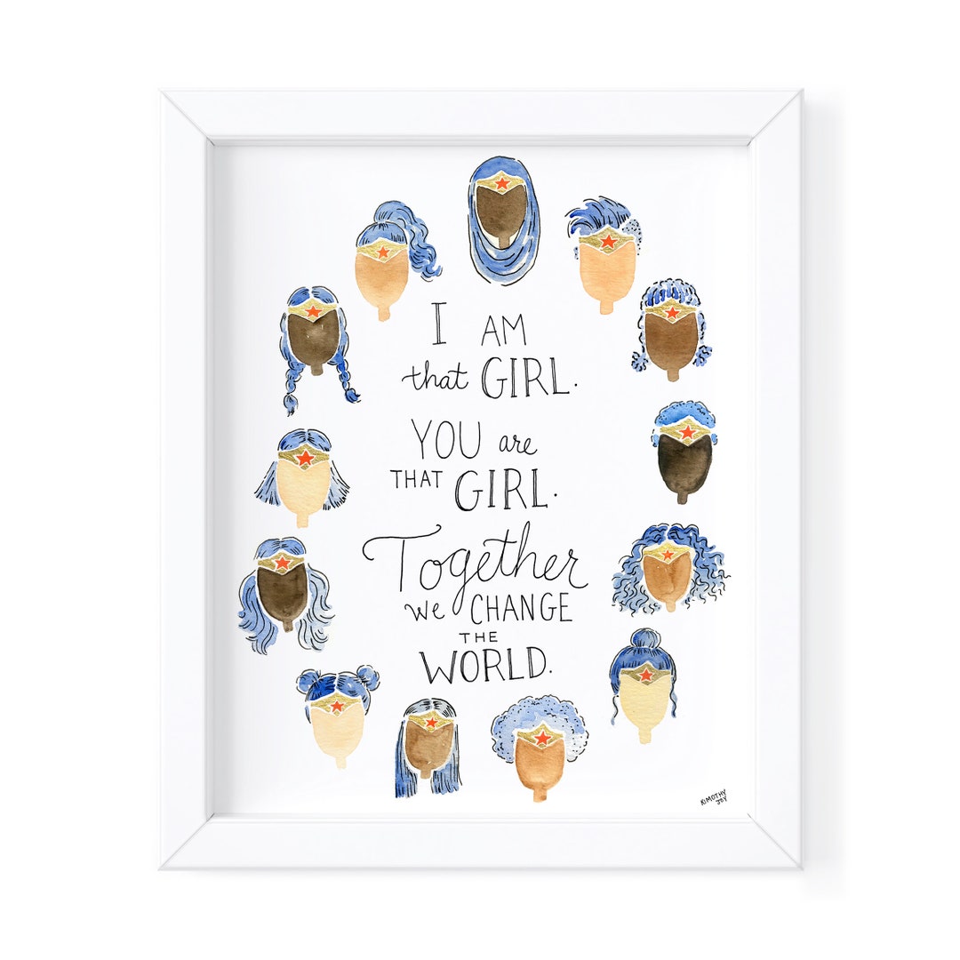 Together We Change the World: Art Print - Etsy