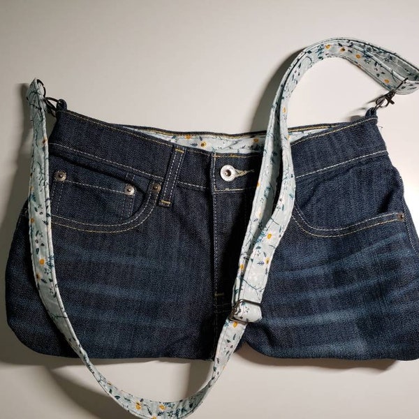 Blue Jean Purse - Etsy