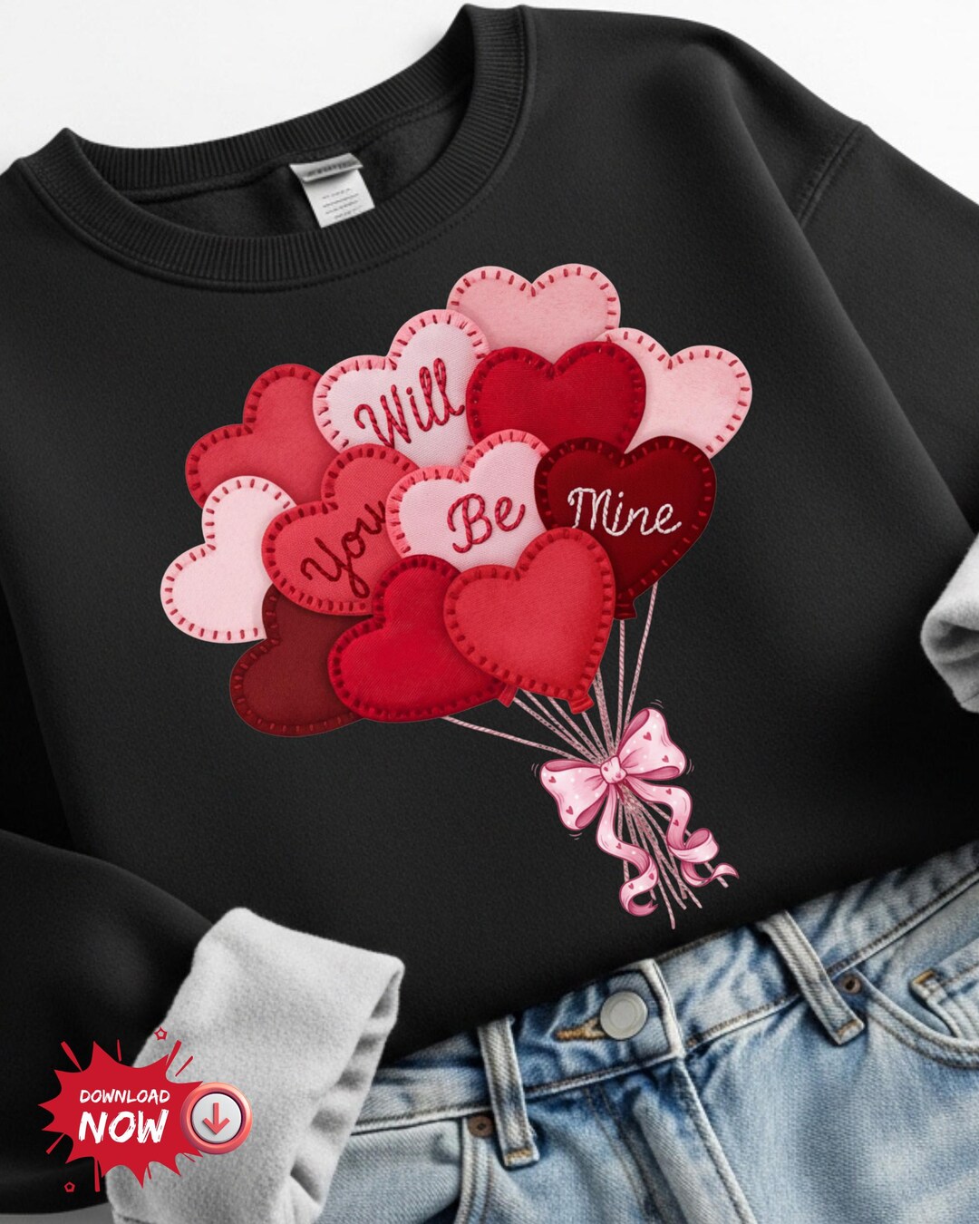 Valentine Heart PNG, Will You Be Mine, Balloon Sublimation Design ...