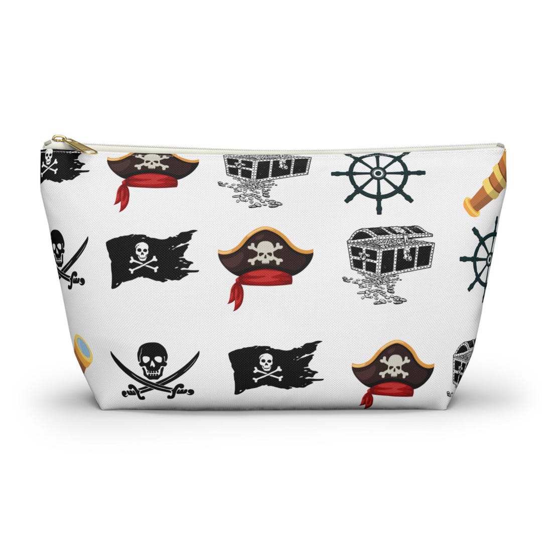 Pirate Accessory Pouch: Unique T-bottom Storage Bag - Etsy