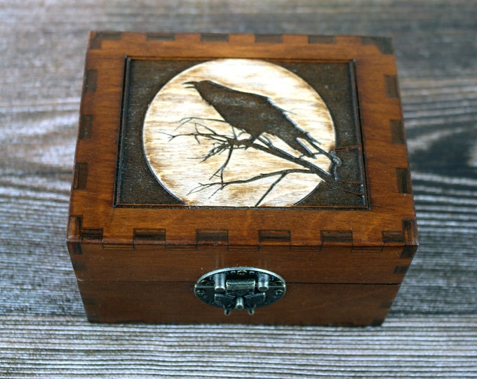 Wooden Victorian Apothecary Box, Steampunk Decor Equipment, Small ...