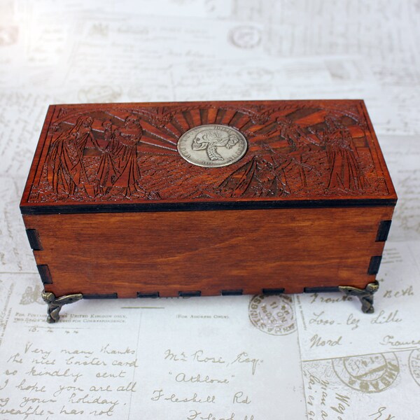 Wooden Trinket Box - Etsy