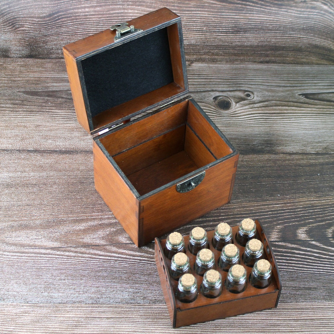 Apothecary Chest With Lift Out Tray for Potions or Essential Oil ...