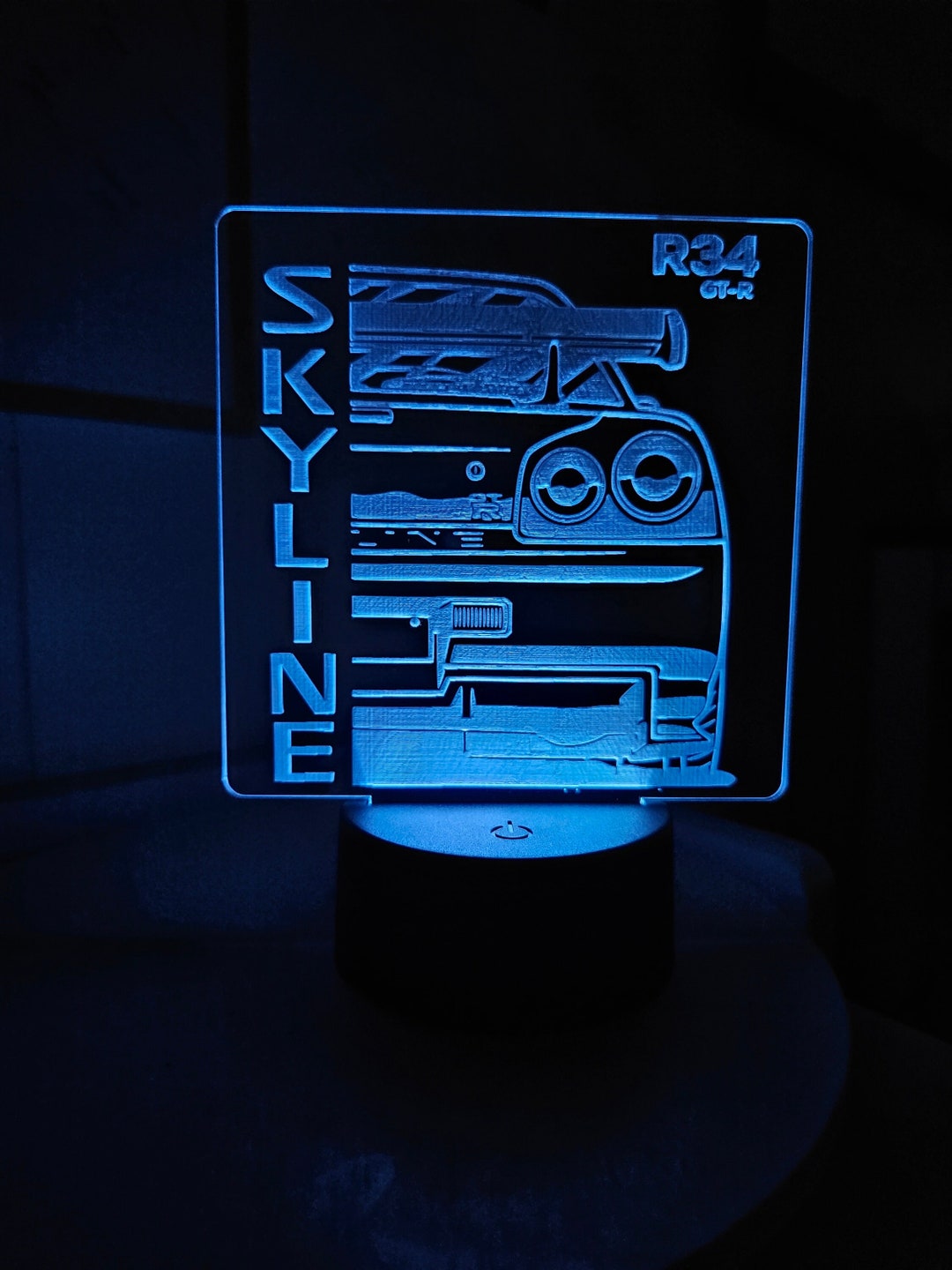 Nissan GTR Skyline LED Light| JDM Gaming Night Light| Custom Night ...