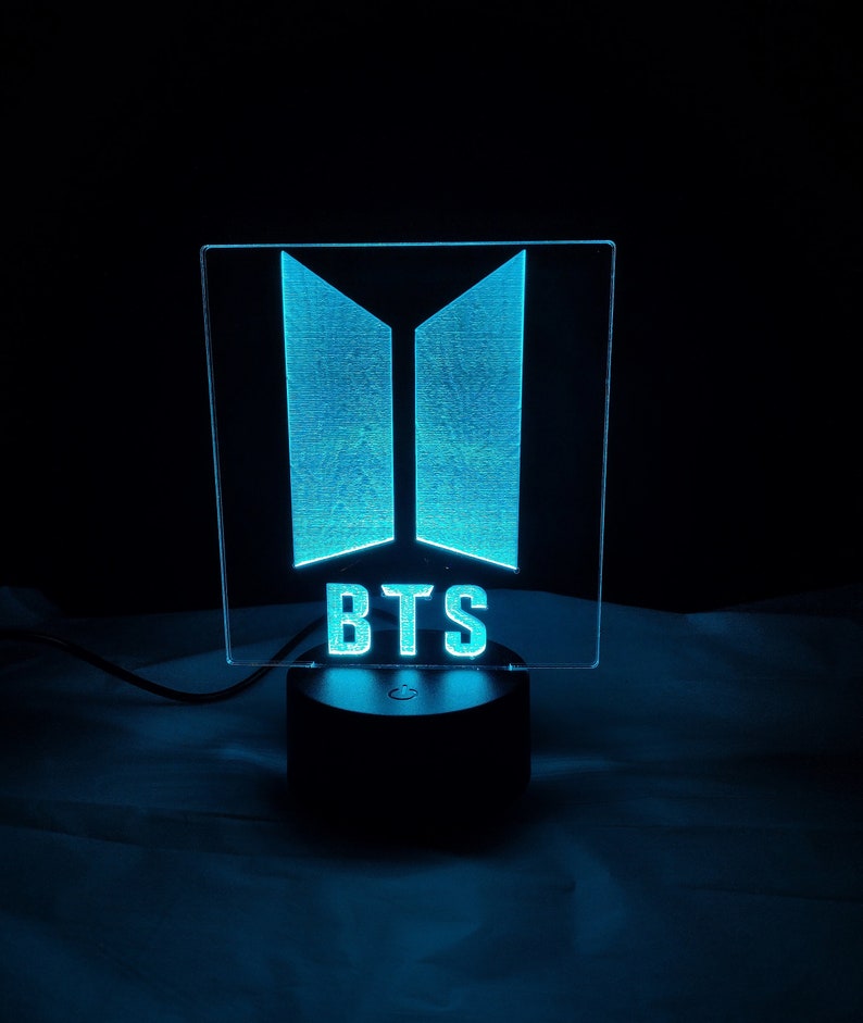 BTS Inspired L.e.d Light BTS Room Decoration BTS Fan Decor - Etsy