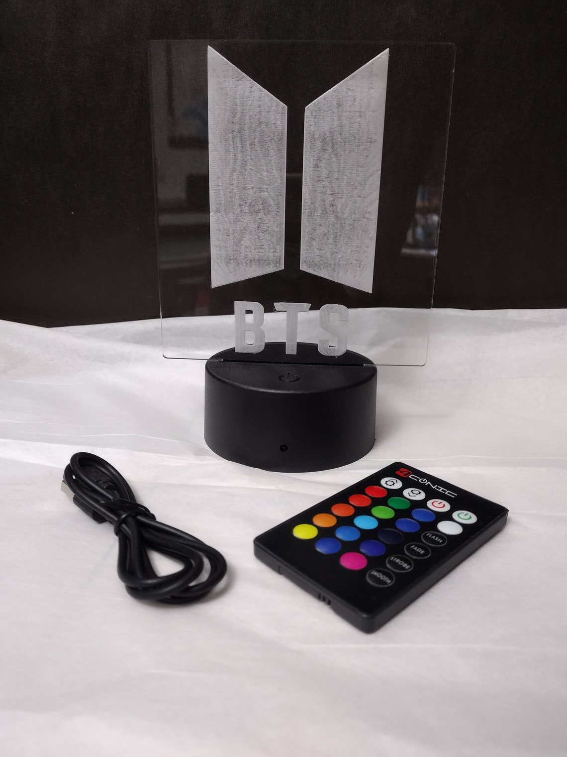 BTS Inspired L.e.d Light BTS Room Decoration BTS Fan Decor - Etsy