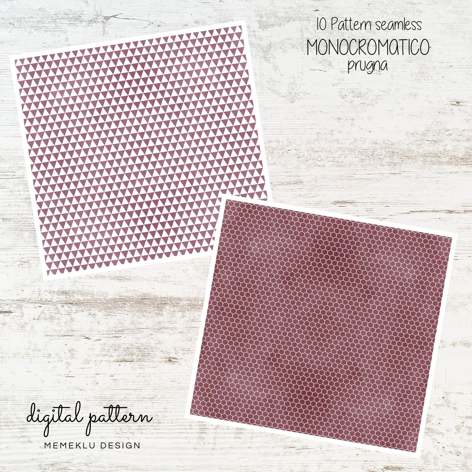 MONOCHROME DIGITAL PAPER Pack, Plum Color Digital Papers, Scrapbooking ...